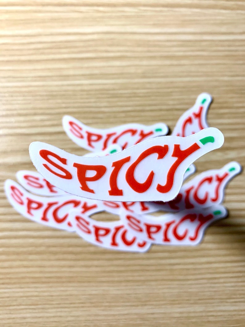 Spicy Sticker / Spicy Pepper Sticker / Smut Sticker / Chili Pepper ...