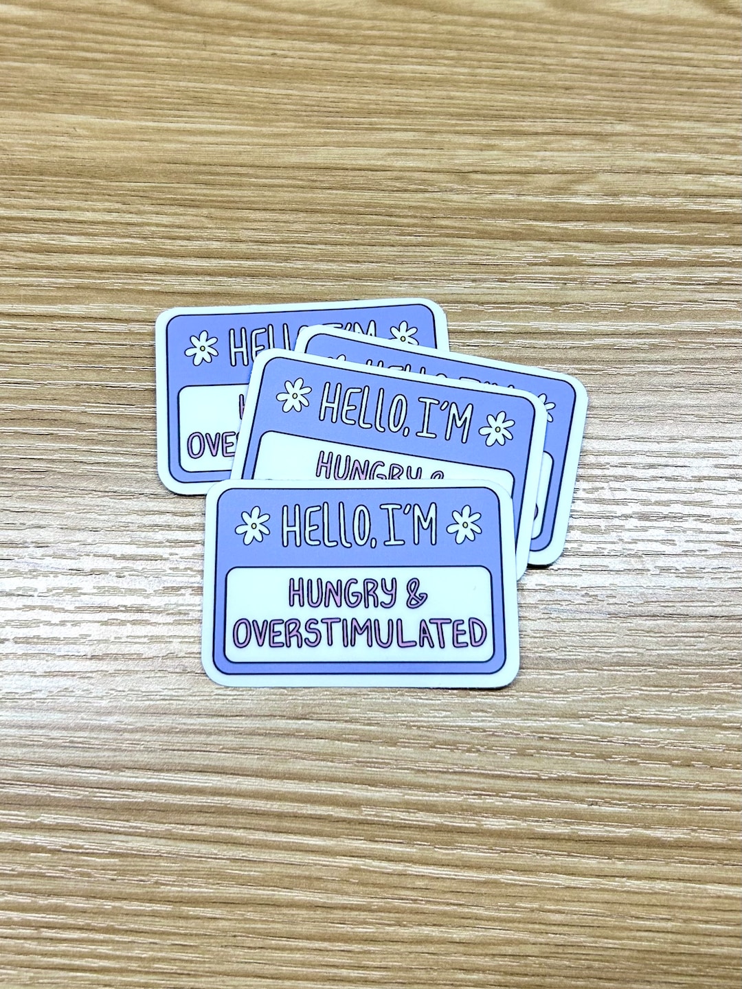 Hello I'm Sticker / Hungry and Overstimulated Sticker / Overstimulated ...