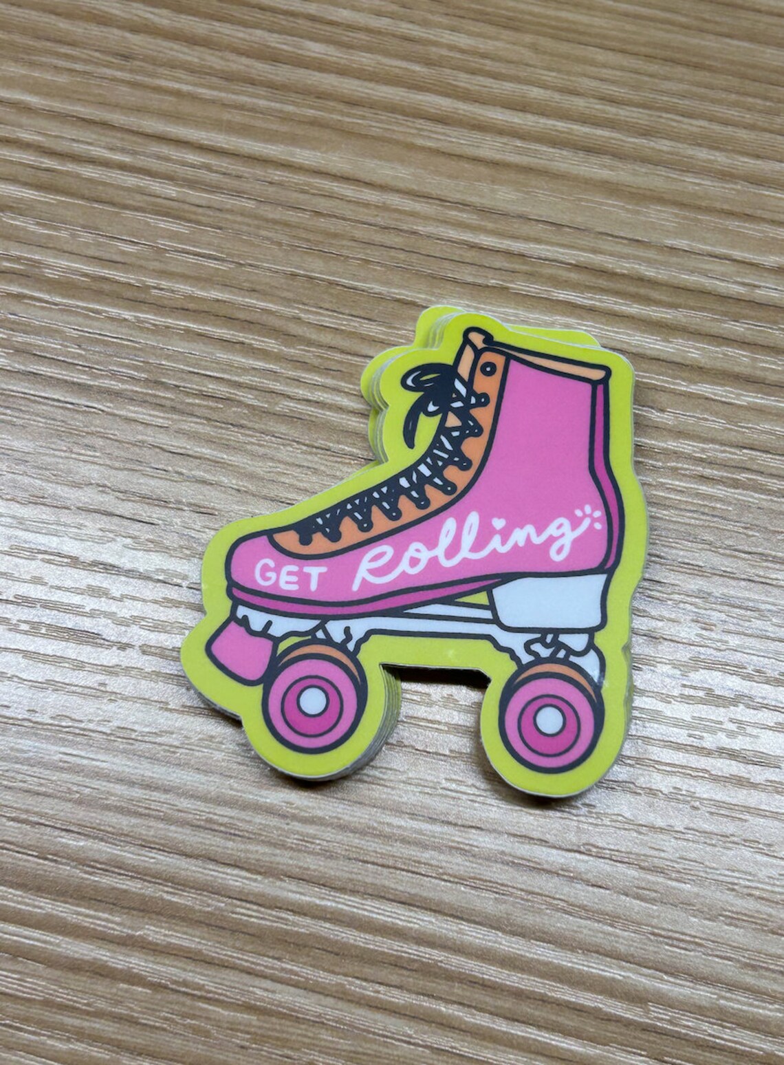 Roller Skating Sticker / Skating Sticker / Rollerblading Sticker / Get ...