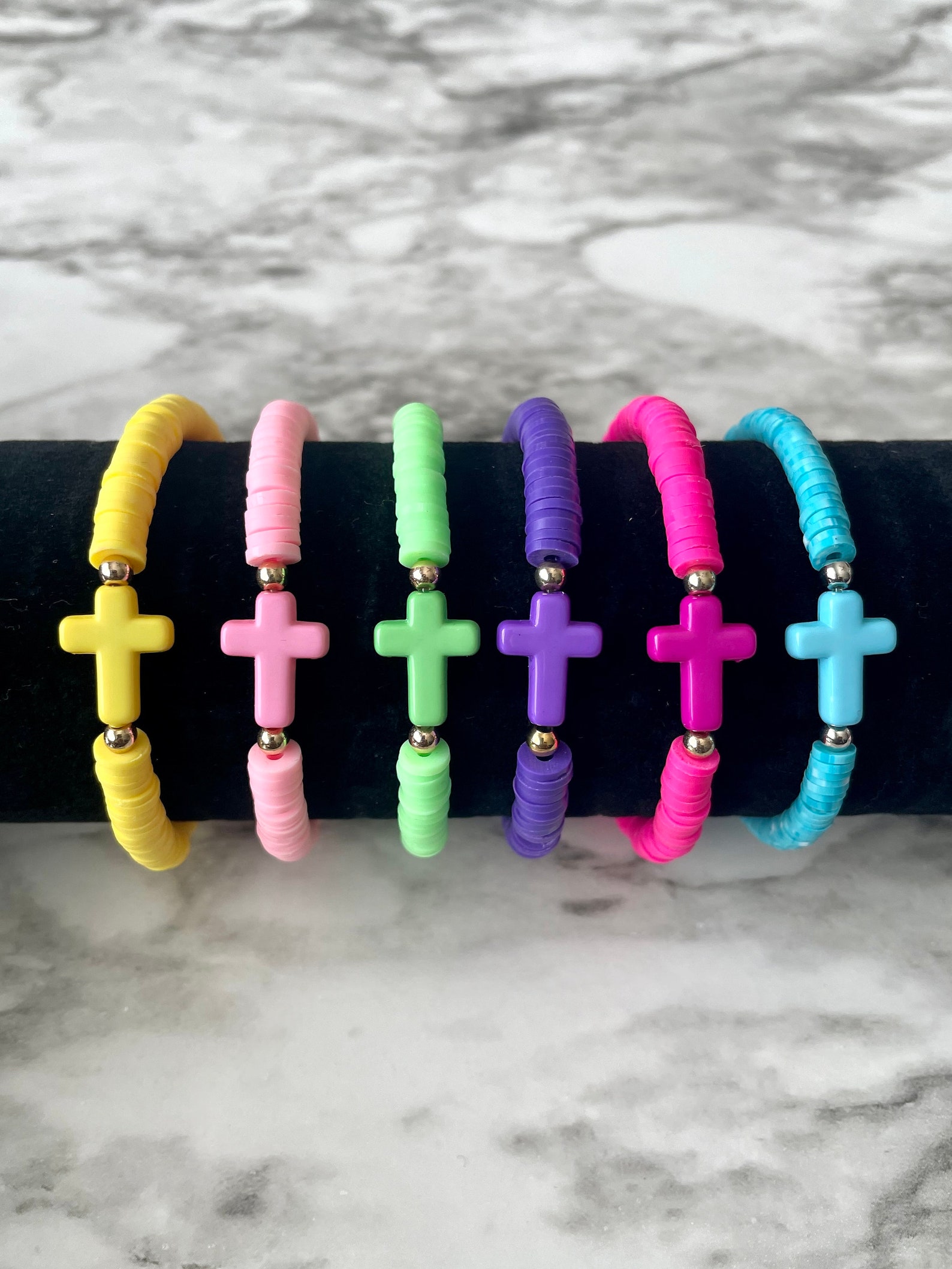 Cross Bracelet / Colorful Cross Bracelets / Jesus Bracelet / Religious ...