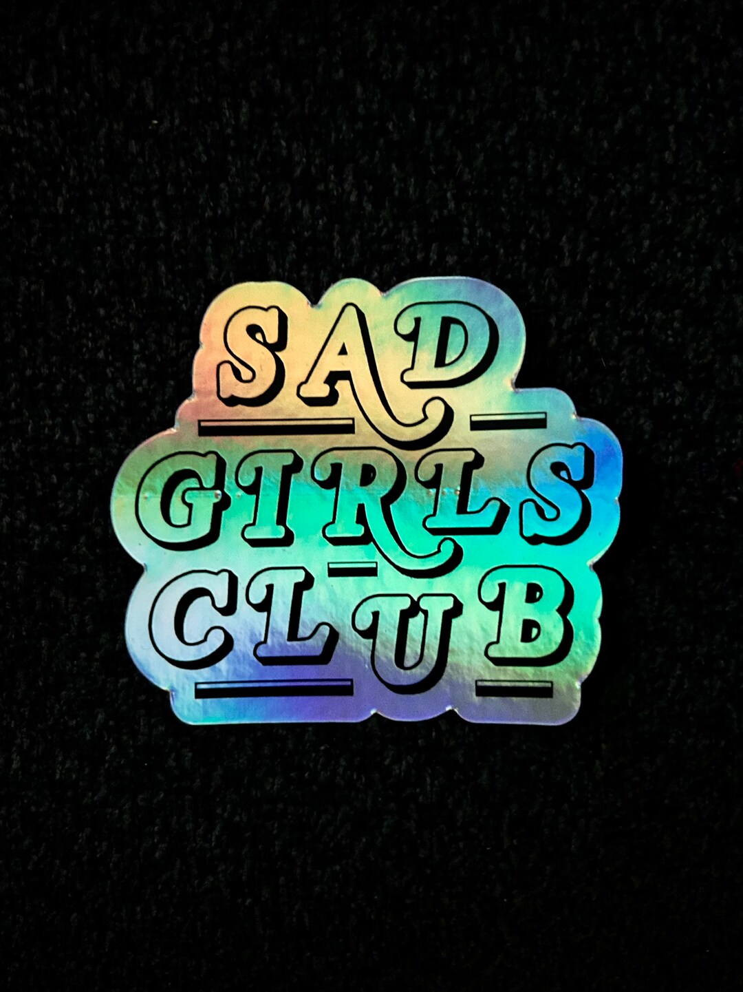 Sad Girls Club Sticker / Emo Club Sticker / Sad Club Sticker / Gothic ...