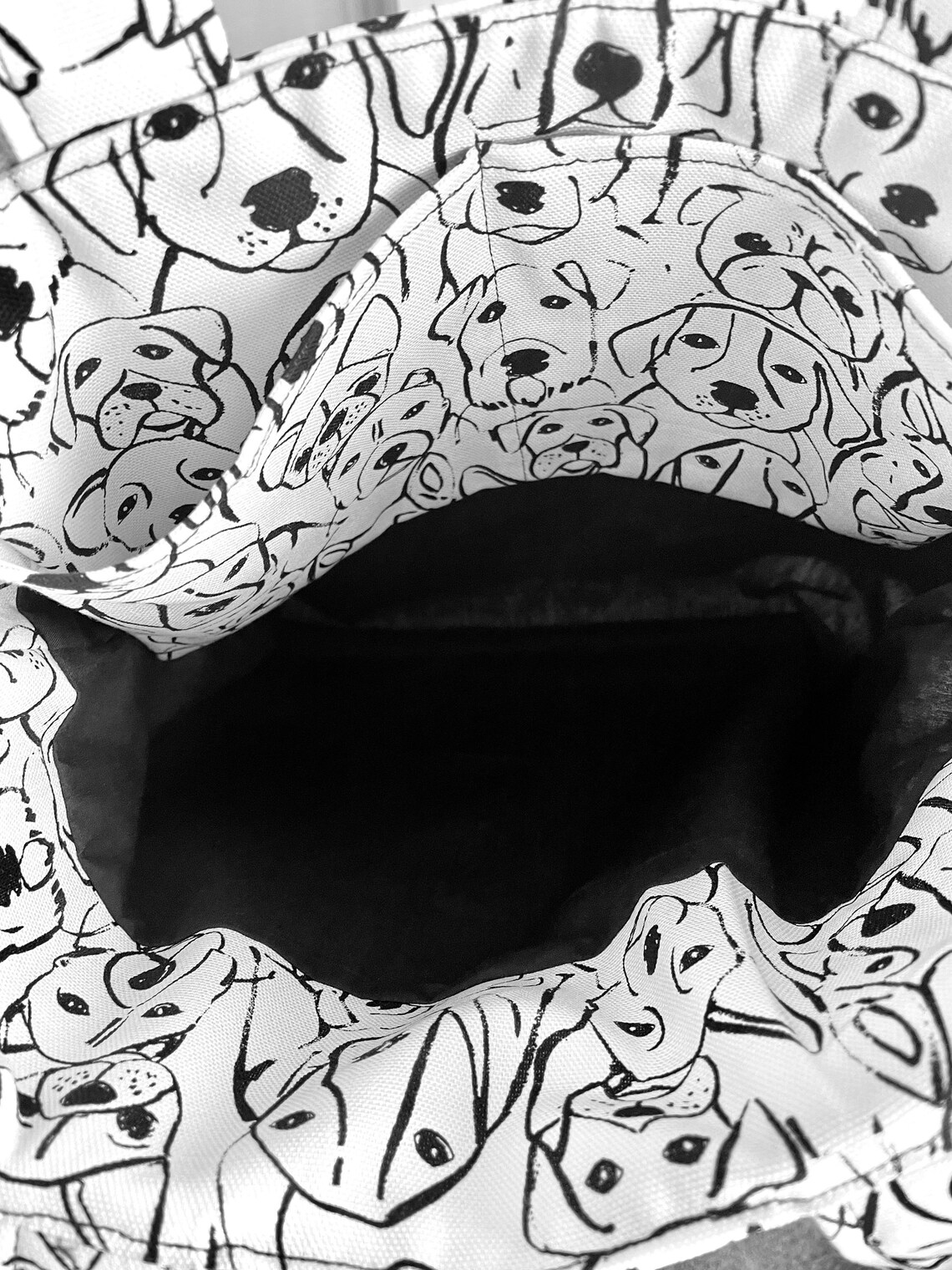 Dog Tote Bag / Dog Breeds Tote Bag / Dog Lovers Tote / Dog Pattern ...