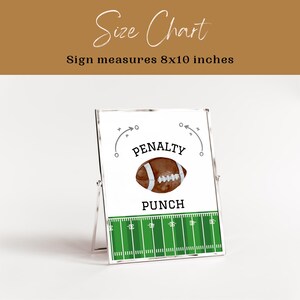 Printable Football Party Table Ideas First Year Down Birthday Decor ...