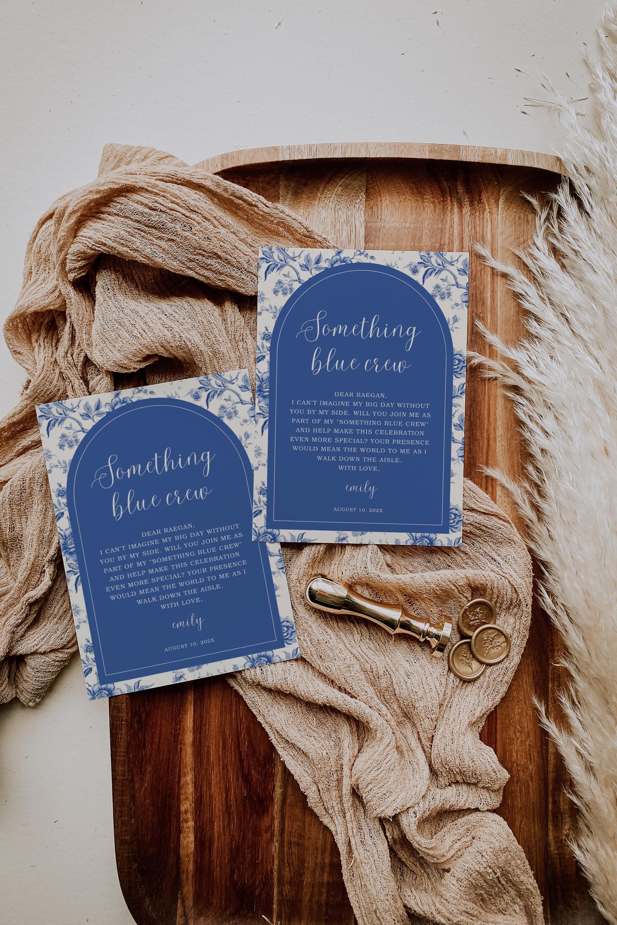 Editable Something Blue Crew Proposal Template Toile Blue Crew ...