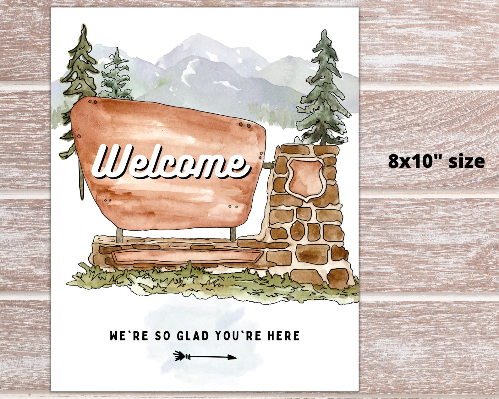 Printable National Park Welcome Sign Instant Download - Etsy