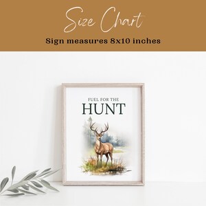 The Big One Deer Printable Sign Deer Hunting 1st Birthday Decor ...