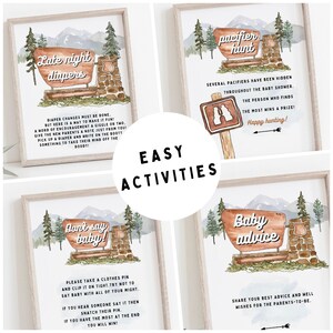 Printable National Park Baby Shower Sign Bundle National Park Baby ...