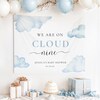 On Cloud Nine Sticker Backdrop, We Are on Cloud Nine Welcome to Baby ...