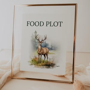 Deer Hunting Birthday Printable Sign the Big One Birthday Decor ...