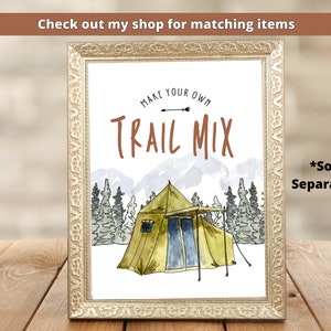 Editable Camping Welcome Sign Three Sizes Camping Baby - Etsy