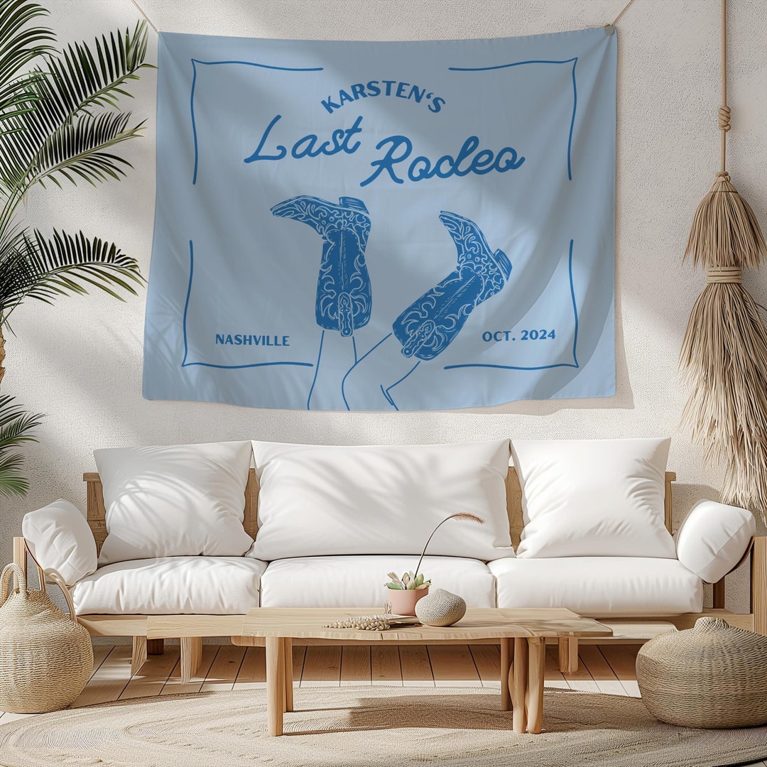 Last Rodeo Bachelorette Party Decor Let's Go Girls Bachelorette Banner ...