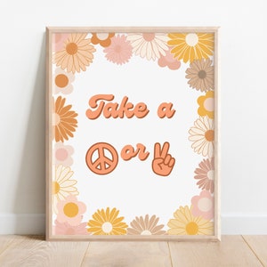 Printable Groovy Birthday Party Decor Groovy Food Table Sign Retro ...