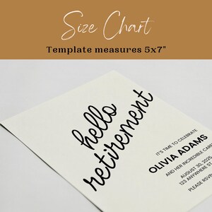 Editable Retirement Invitation for Women Retirement Party Invite Simple ...