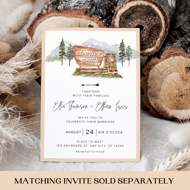 National Park Wedding Timeline Template Wedding Order of Events ...