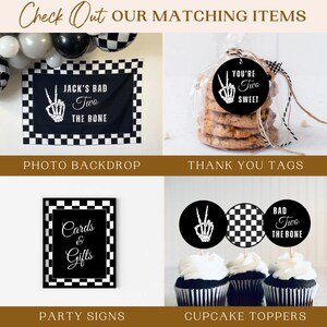 Printable Bad Two the Bone Birthday Activity Ideas Bad 2 the Bone ...