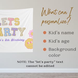 Personalized Preppy Birthday Backdrop Tween Girl Birthday Decor Ideas ...
