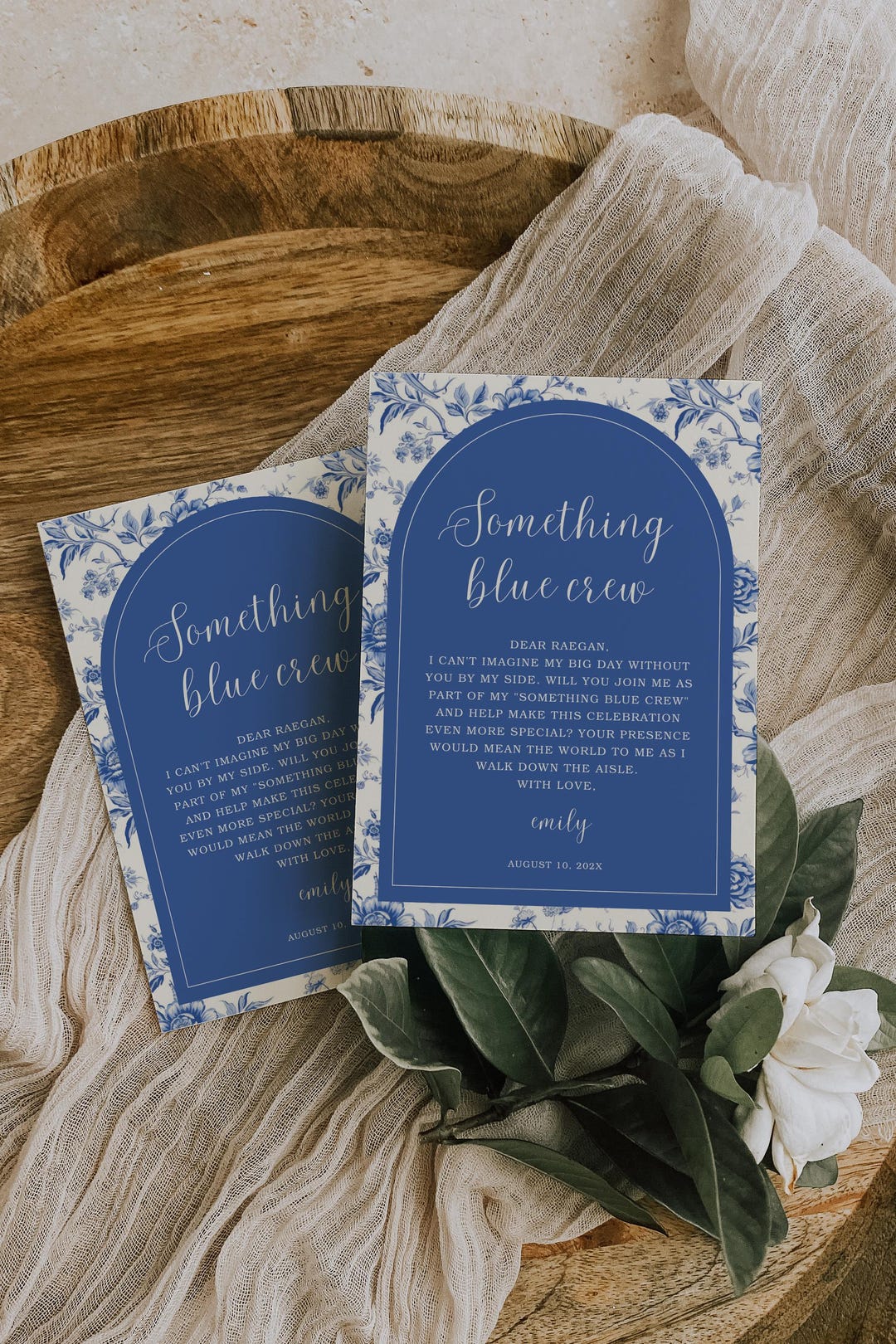 Editable Something Blue Crew Proposal Template Toile Blue Crew ...