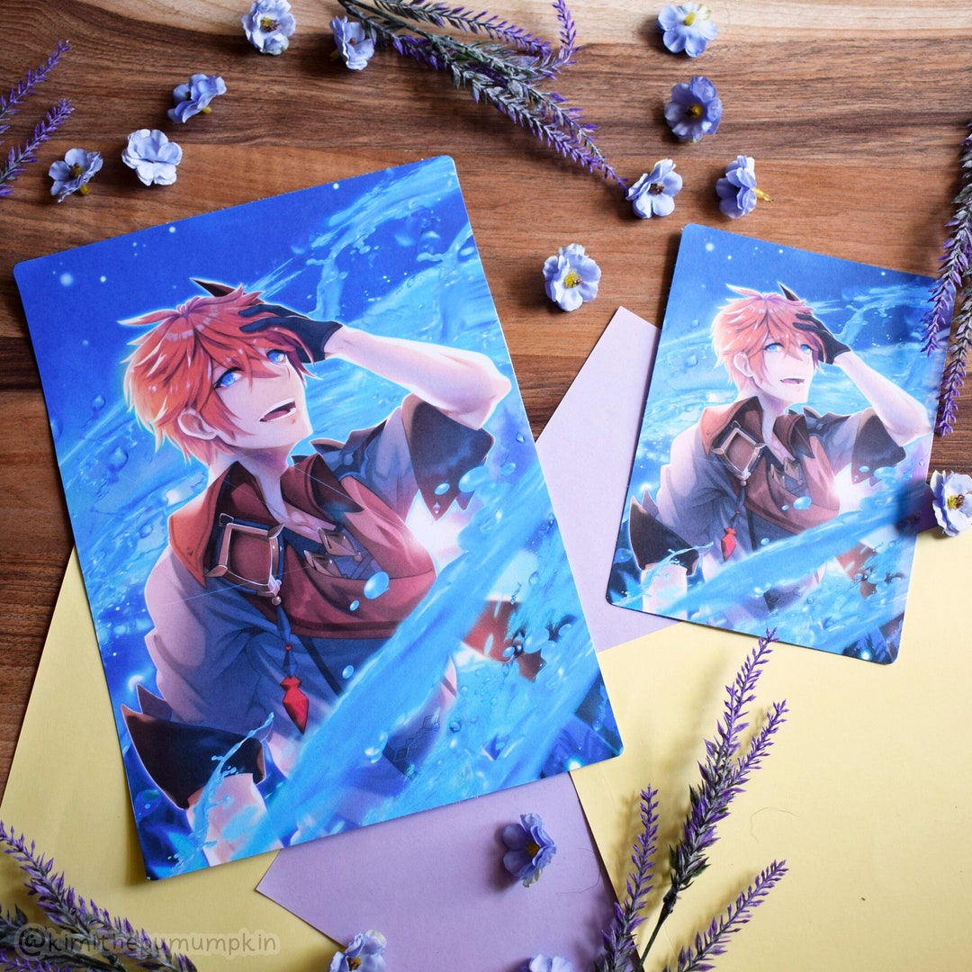 Childe Art Print / Genshin Impact Wall Art / Tartaglia Poster - Etsy