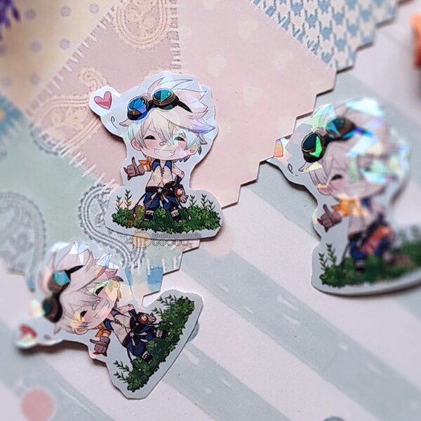 Bennett Genshin Sticker - Etsy Hong Kong