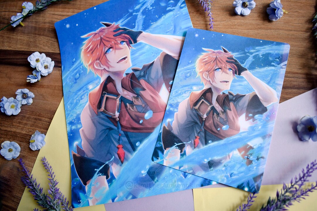 Childe Art Print / Genshin Impact Wall Art / Tartaglia Poster - Etsy