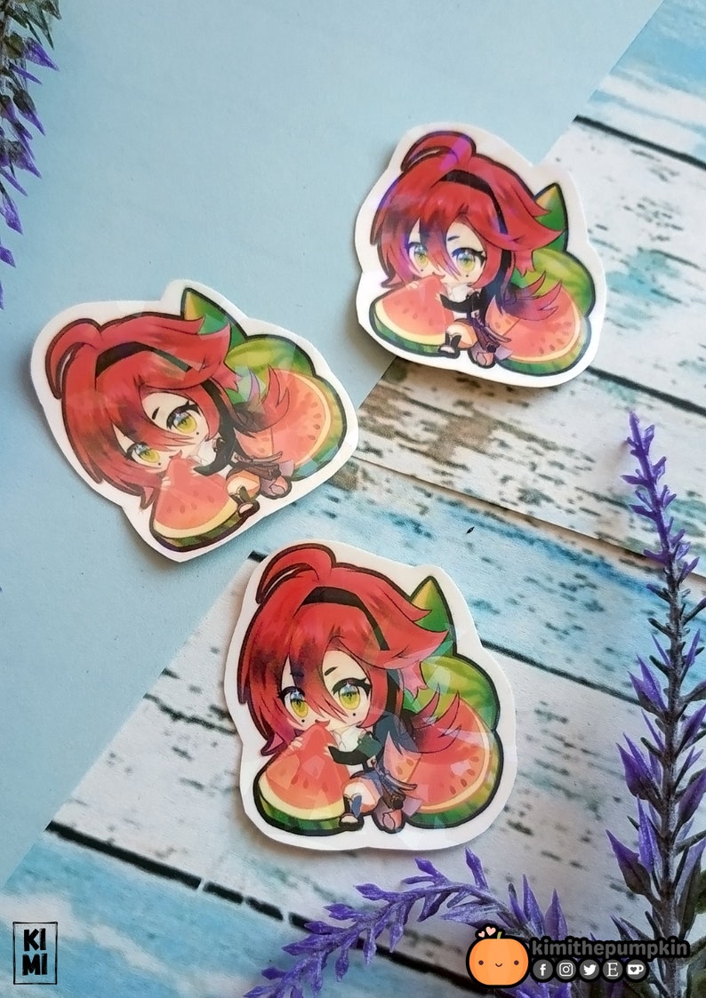 Shikanoin Heizou Sticker / Genshin Impact Stationery / Melon - Etsy