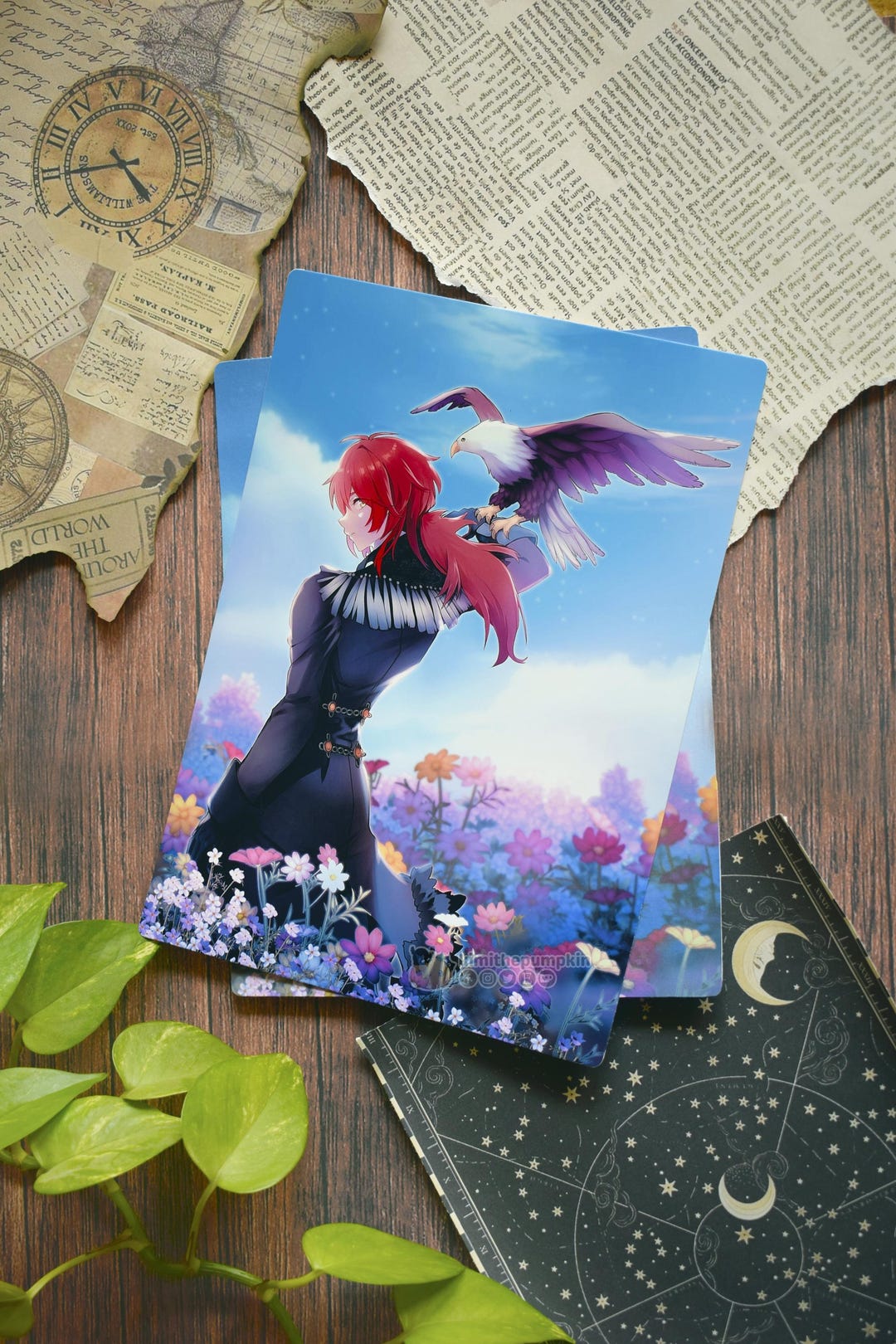Diluc Ragnvindr Art Print: Genshin Impact Fan Art (A5/A4) - Etsy
