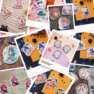 Genshin Impact Christmas Stocking Stickers: Fontaine Characters, Furina ...