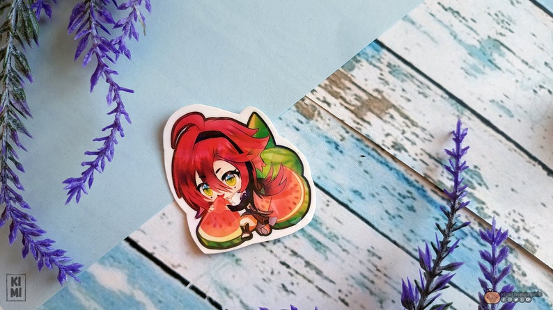 Shikanoin Heizou Sticker / Genshin Impact Stationery / Melon - Etsy