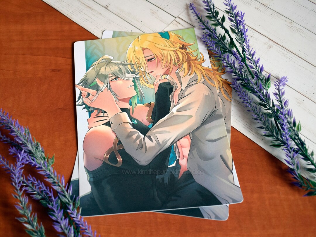 Haikaveh Art Print A4 A5 / Genshin Impact Wall Art / Al Haitham X Kaveh ...