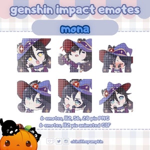 Animated Emotes for Twitch,discord or Youtube With Mona / Premade ...