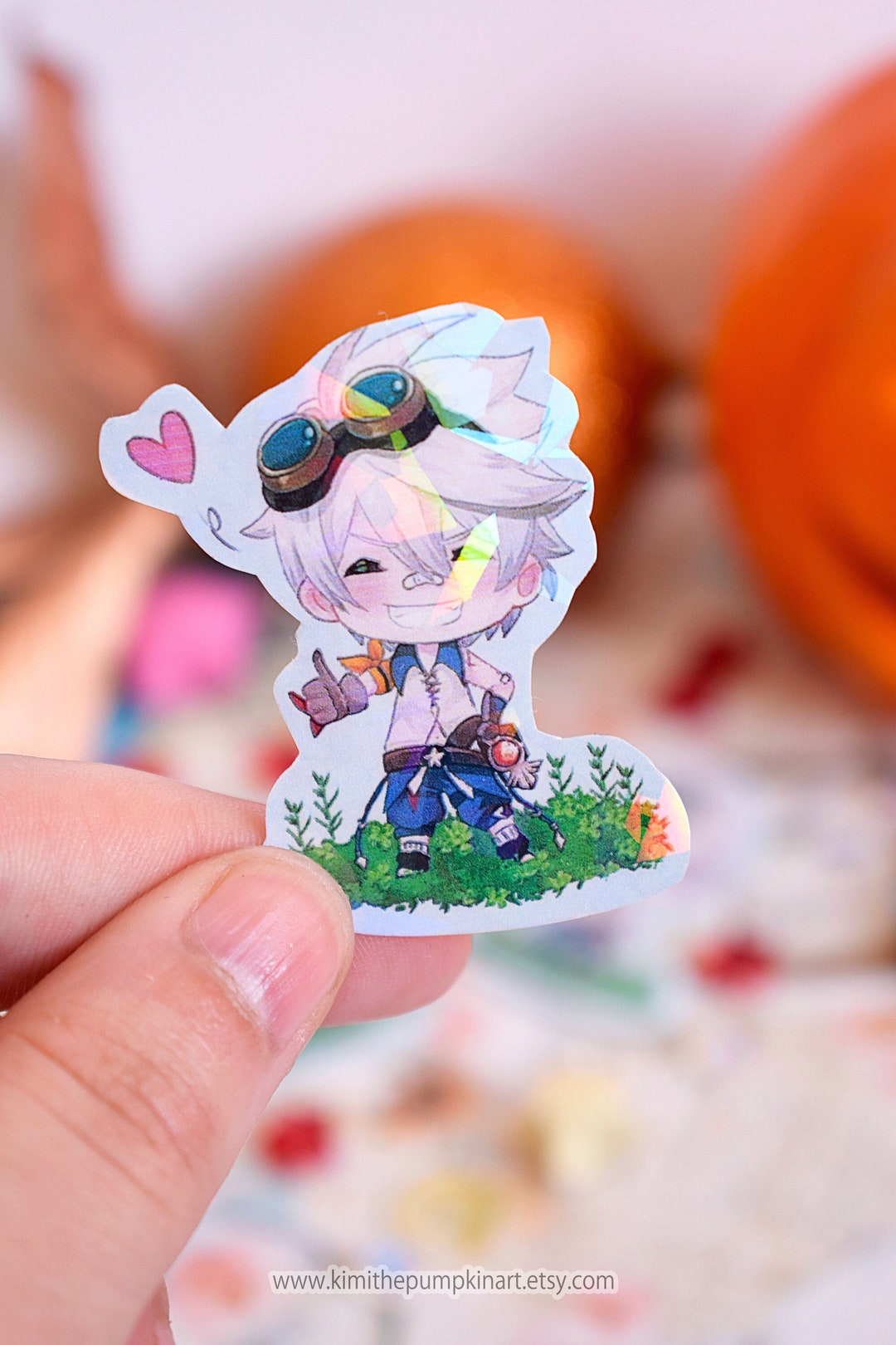 Bennett Sticker Genshin Impact Sticker Journal and Stationery Cute ...