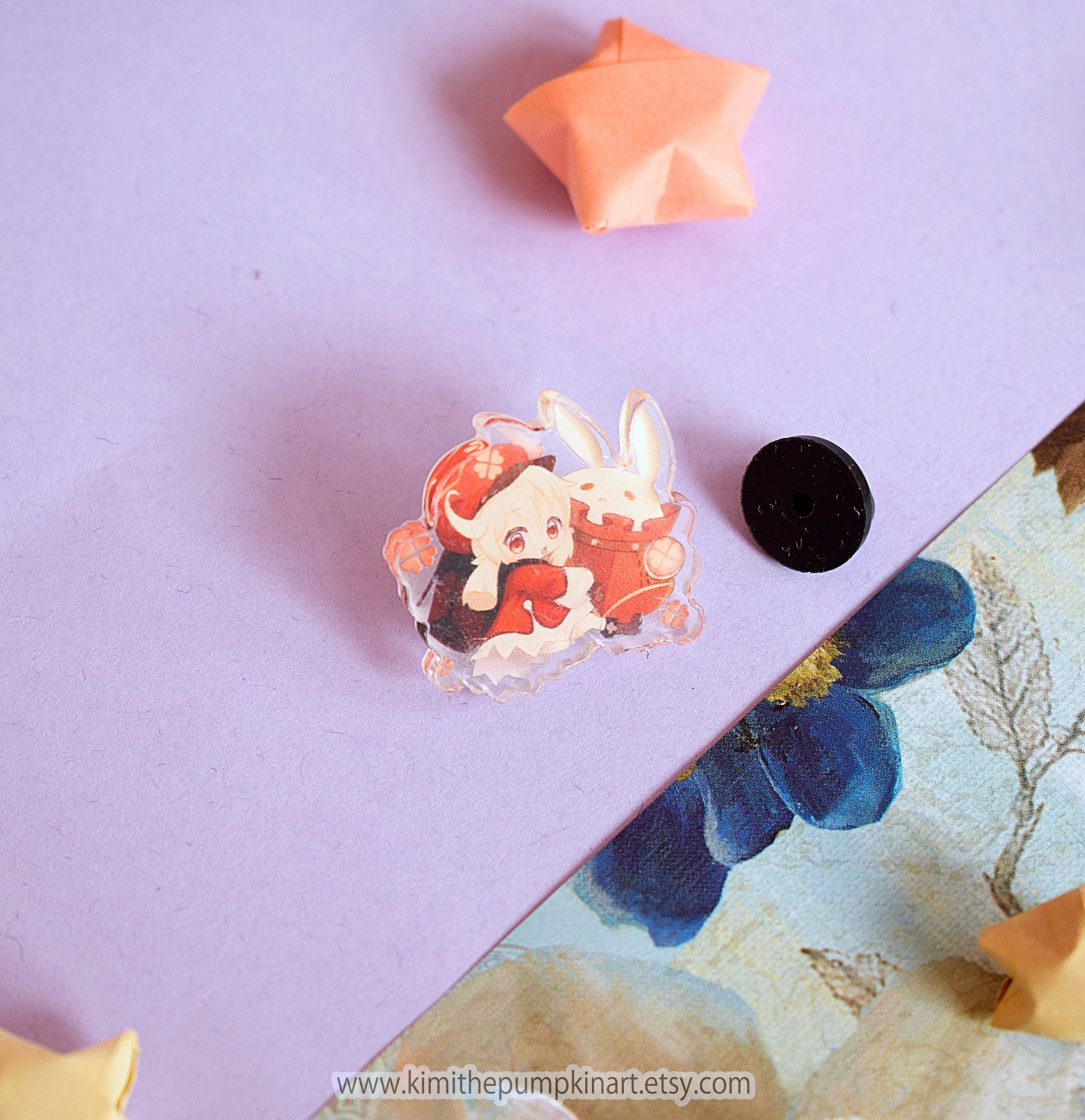 Klee Acrylic Pin / Genshin Impact Badge - Etsy