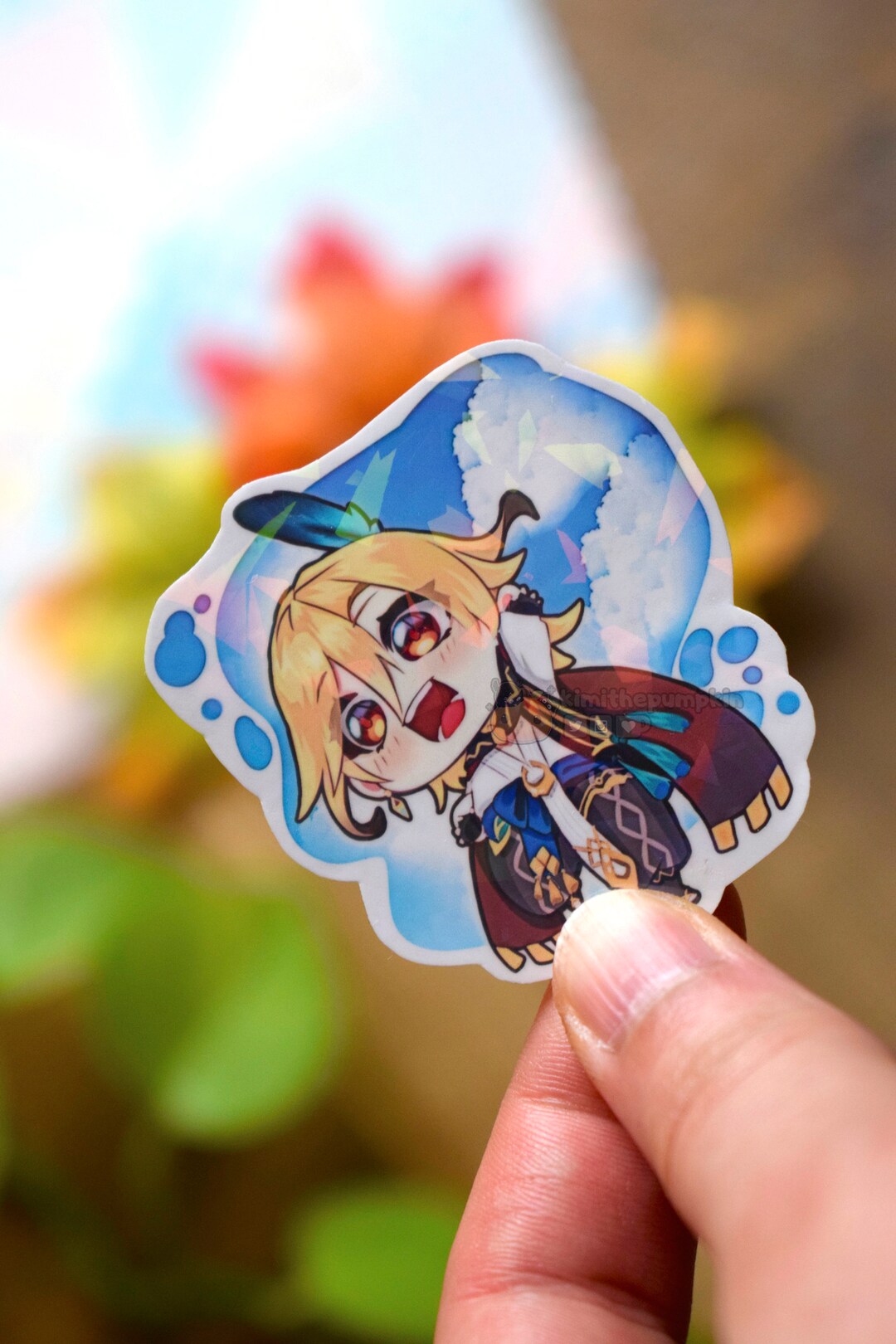 Kaveh Holographic Sticker / Genshin Impact Waterproof Stationery / Cute ...