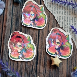 Shikanoin Heizou Sticker / Genshin Impact Holographic Die-cut Sticker ...