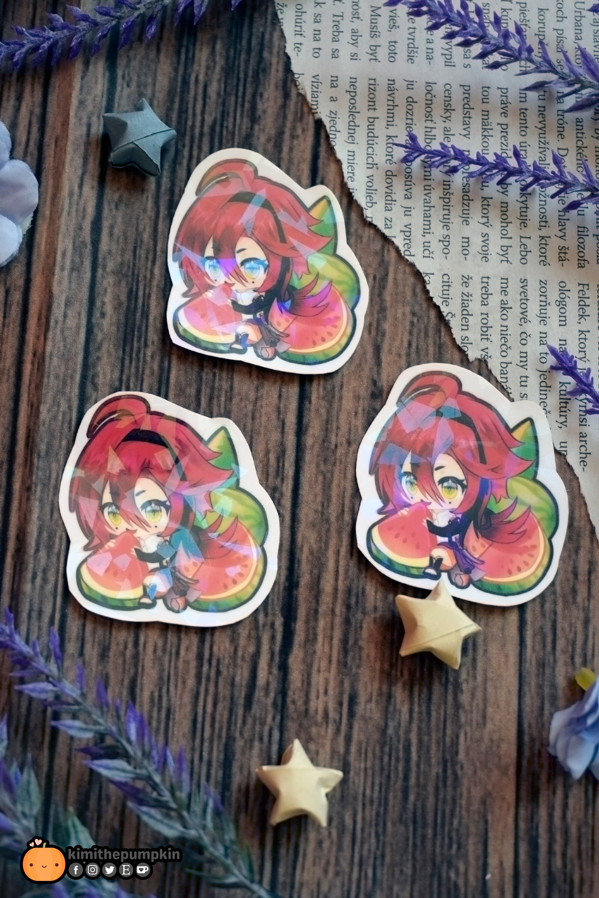 Shikanoin Heizou Sticker / Genshin Impact Stationery / Melon - Etsy