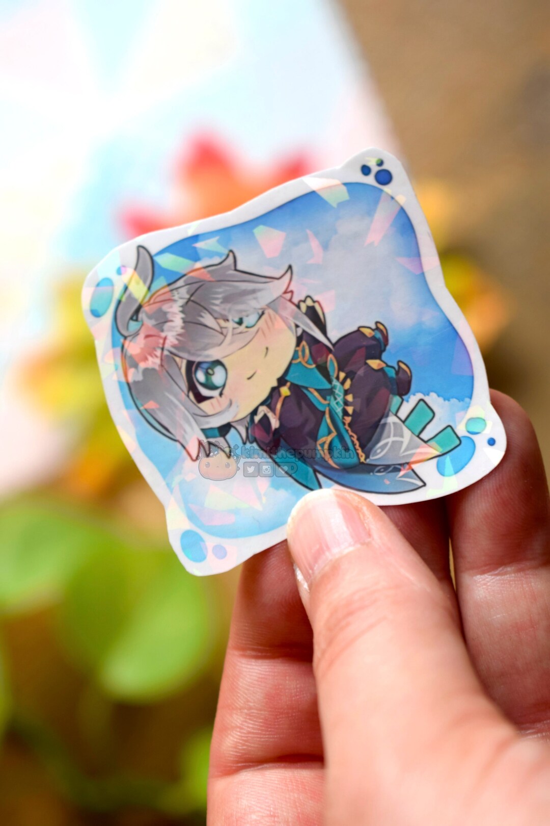 Al Haitham Holographic Sticker / Genshin Impact Waterproof Stationery ...