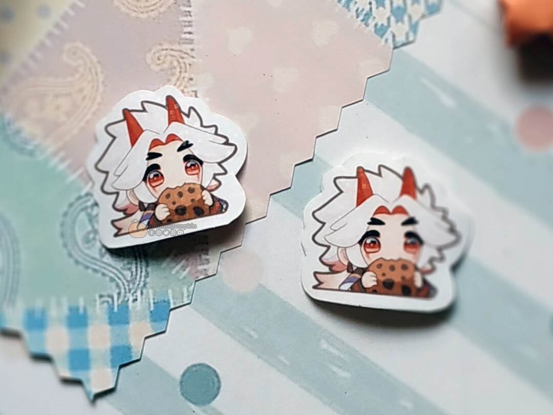 Arataki Itto Cookie Sticker/genshin Impact Holographic - Etsy