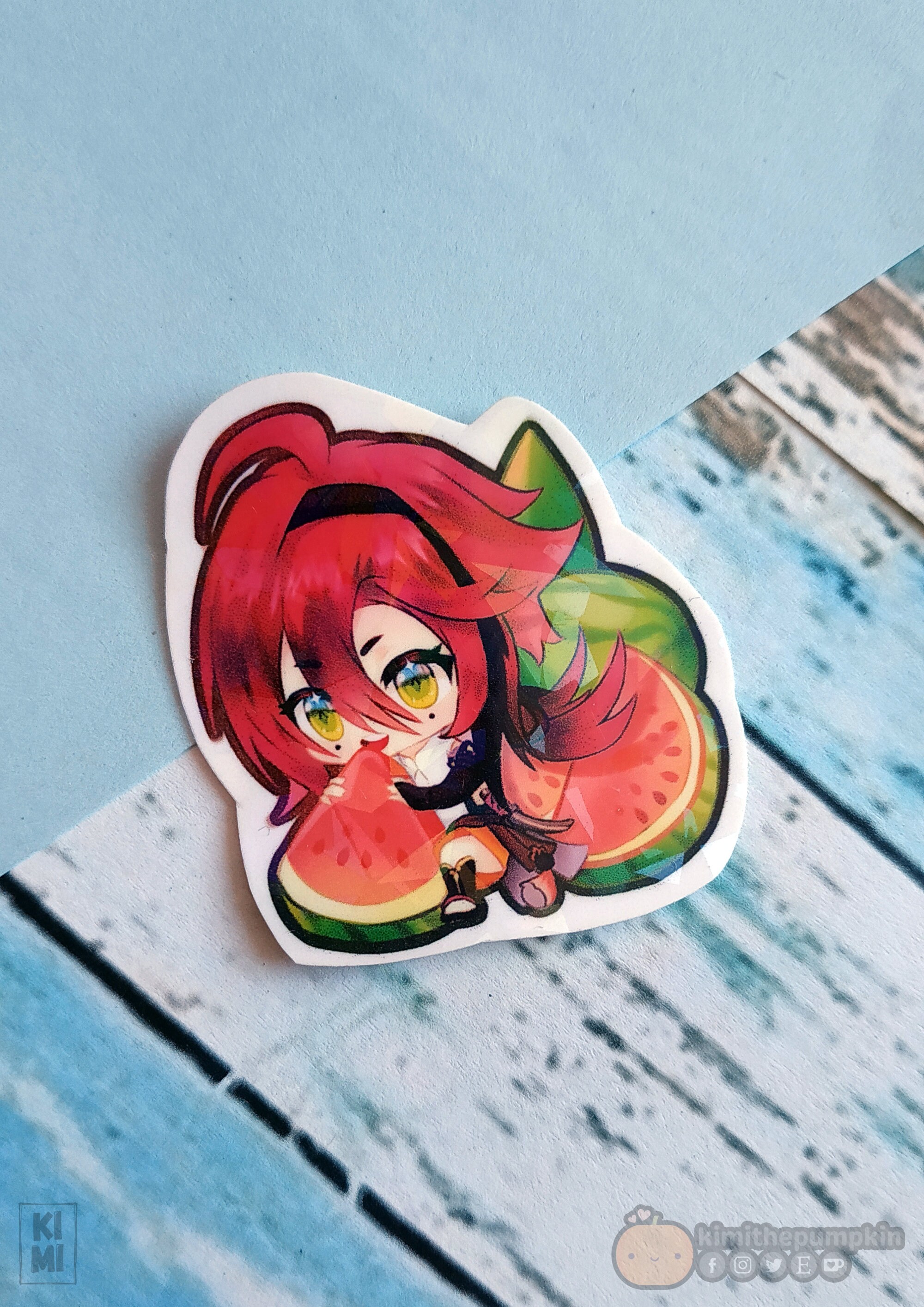 Shikanoin Heizou Sticker / Genshin Impact Stationery / Melon - Etsy