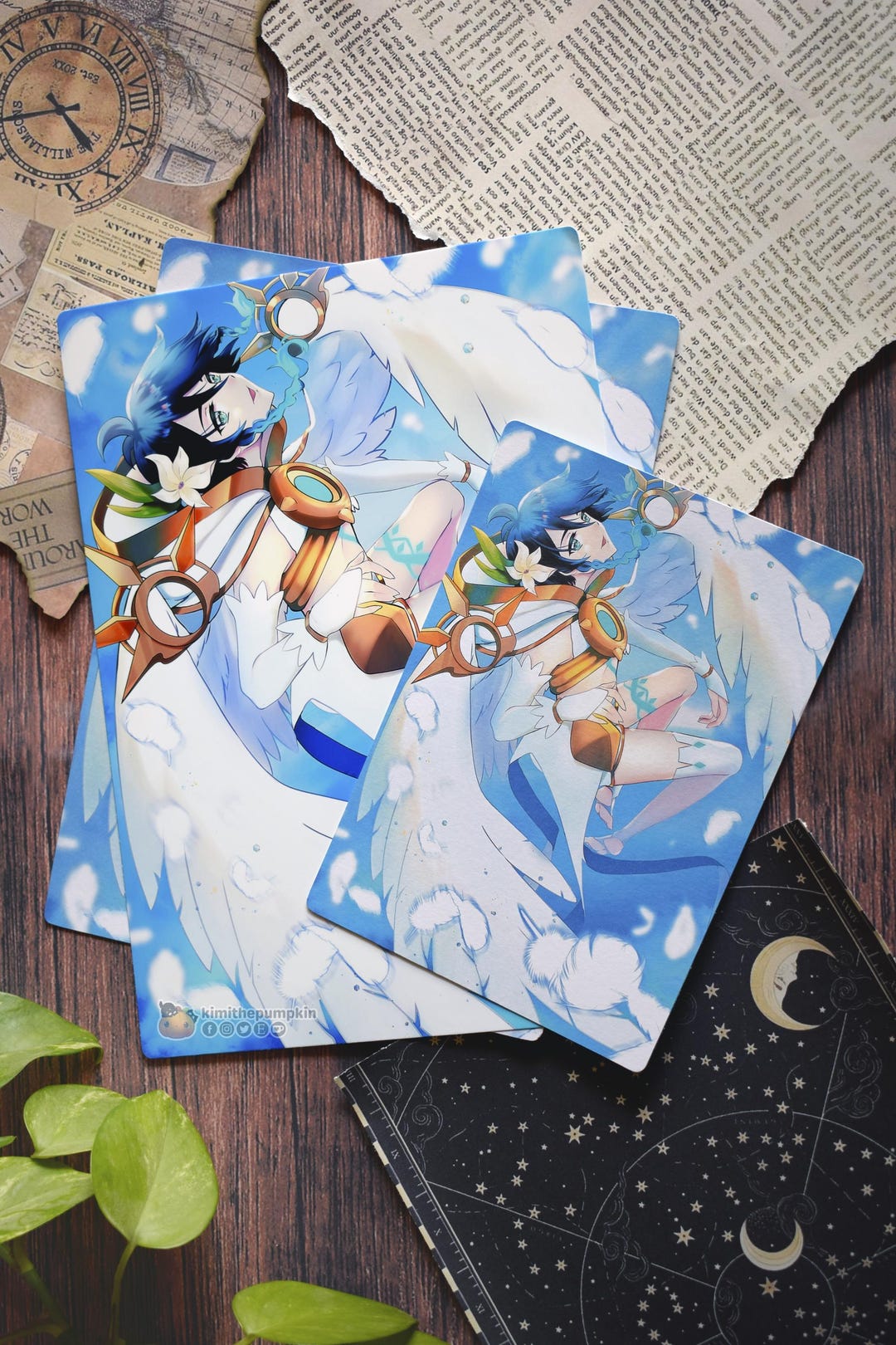 Venti Genshin Impact Art Print: Anemo Archon Poster (A4/A5) - Etsy