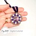 Cornflower Pendant - Beading Tutorial - Beaded Jewellery Tutorial With ...