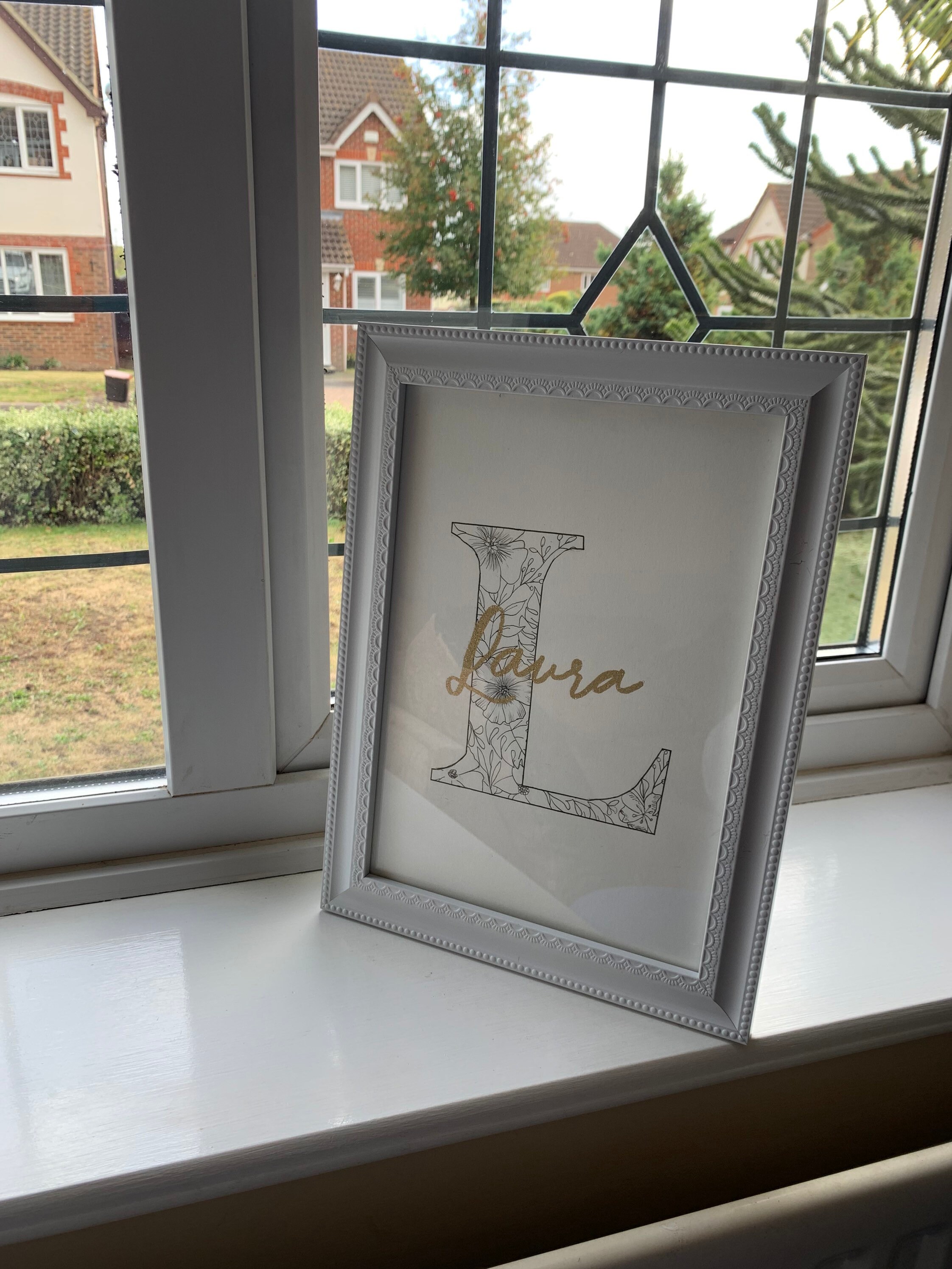 Framed A4 Personalised Name Print - Etsy Canada