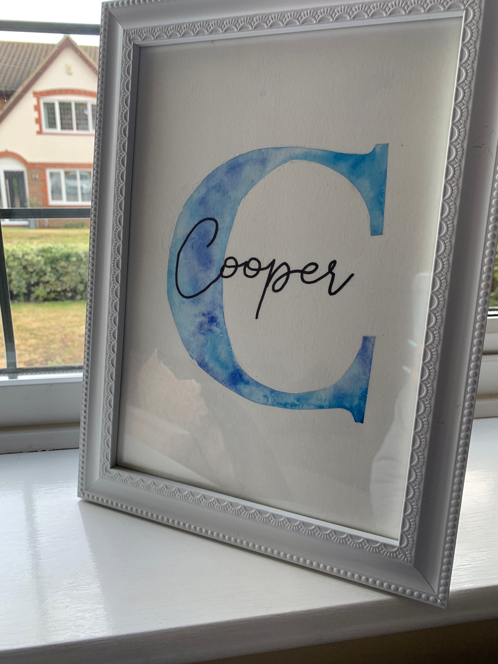 Framed A4 Personalised Name Print - Etsy Canada