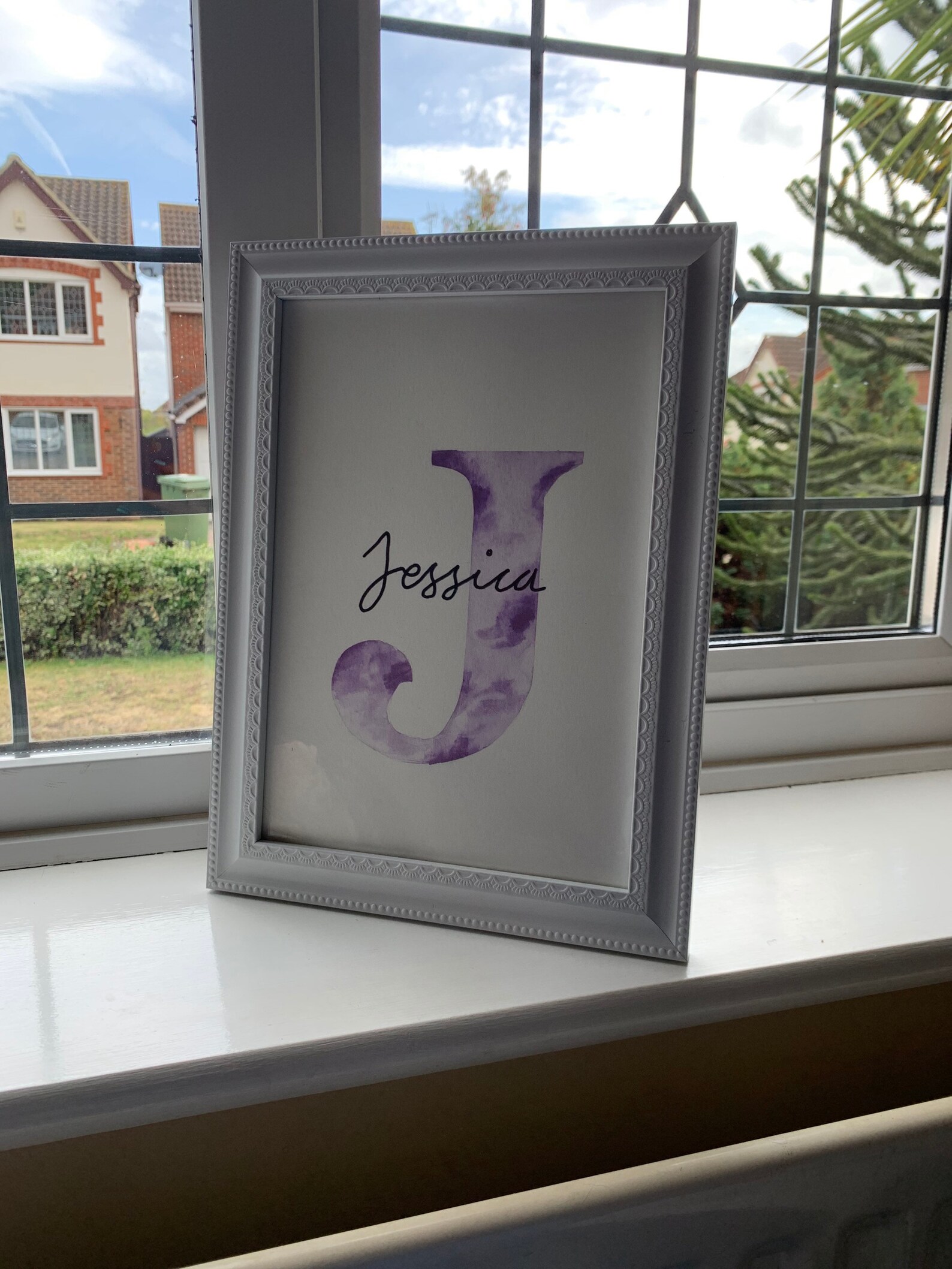 Framed A4 Personalised Name Print - Etsy Canada