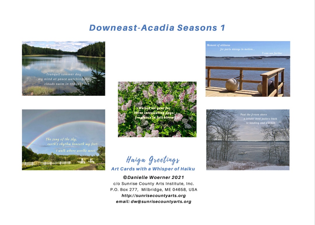 Haiga Greetings: Art Cards With a Whisper of Haiku - Etsy