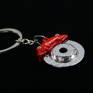 Car Keychain Multi-color for Keys Metal Wheel Brake Disc Key - Etsy