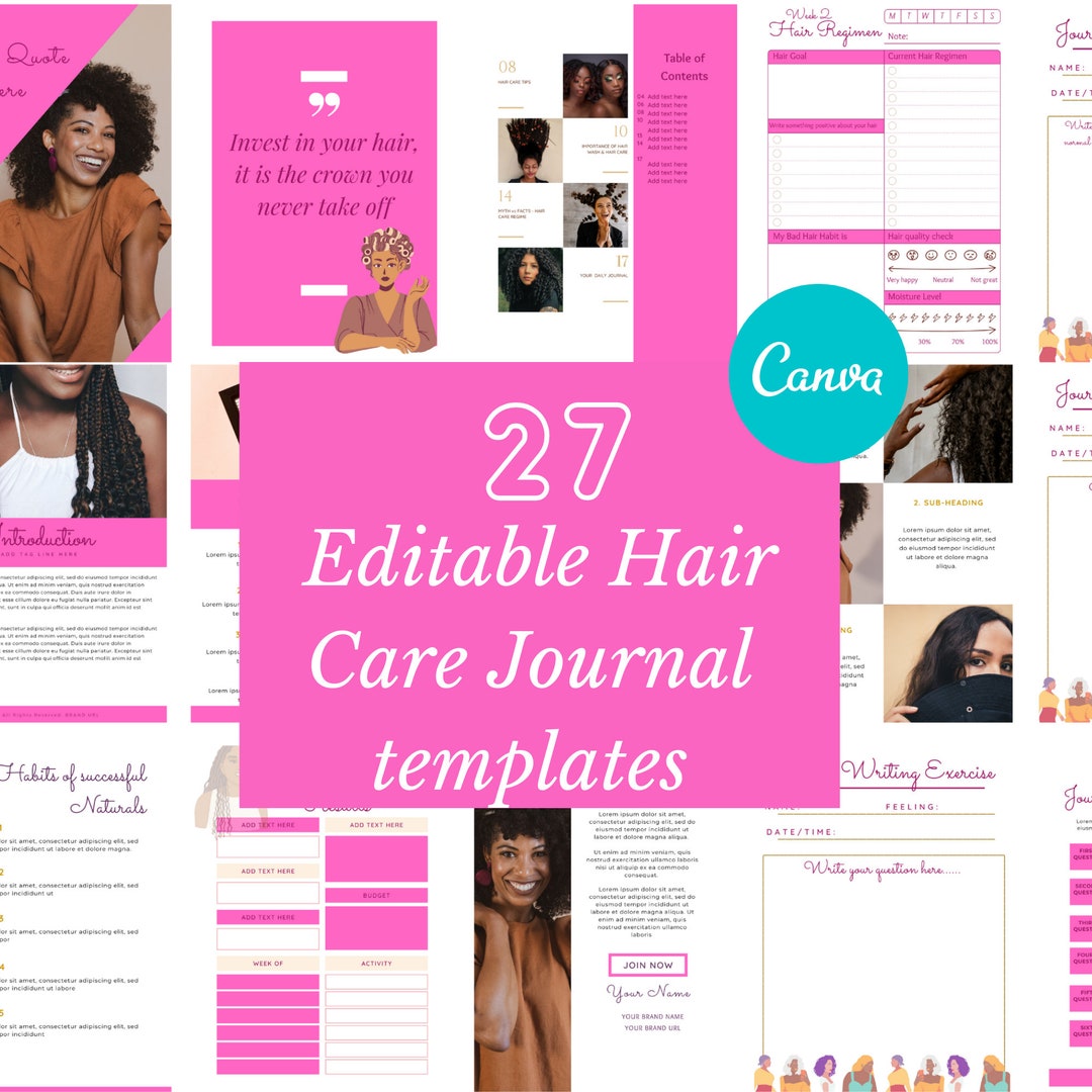 Hair Journal for All Hair Types Natural Hair Care Journal for Black ...