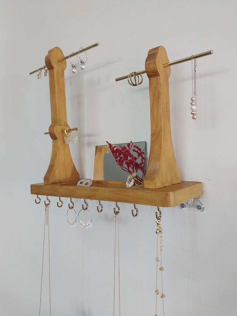 Jewelry Organizer Wall Mount Floating Jewelry Holder - Etsy