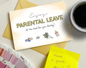 Parental Leave Card - Etsy