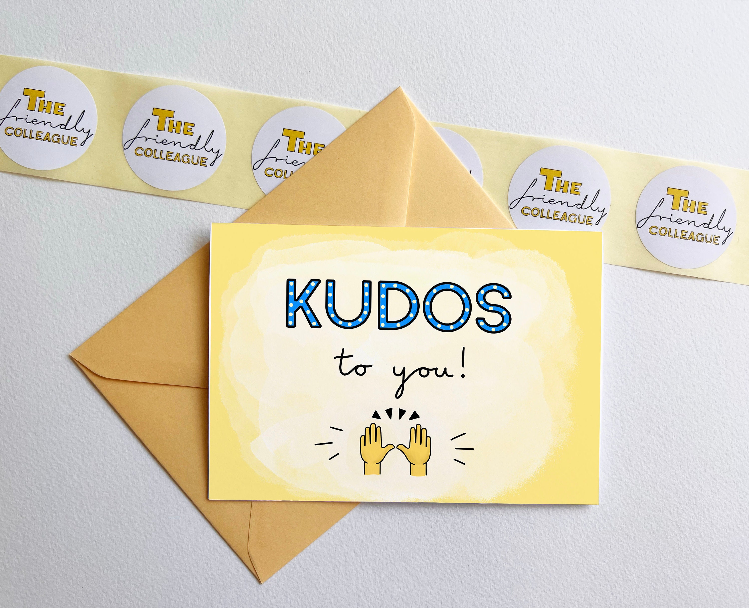 Fun Appreciation Greeting Card - Kudos to You! - Etsy