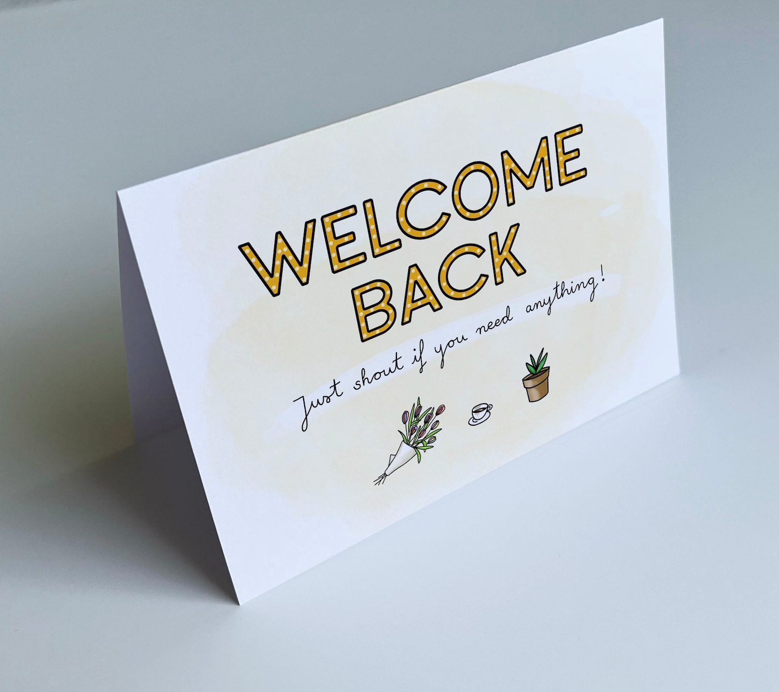 Willkommen Zurück Karte für KollegIn oder Mitarbeiter - Sabbatical ...